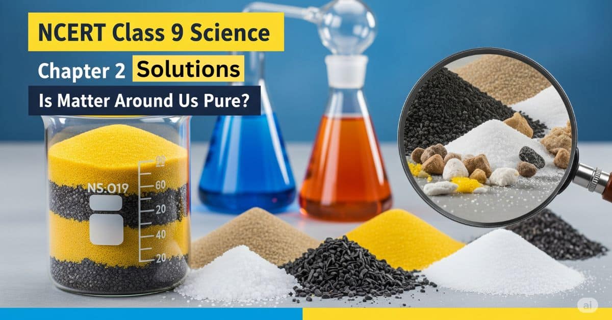 NCERT Solutions For Class 9 Science Chapter 2 Is Matter Around Us Pure